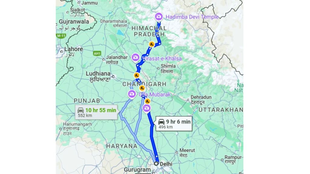 Delhi to Manali Road Trip 2025 – Distance, Best Routes, Tips, Itinerary ...